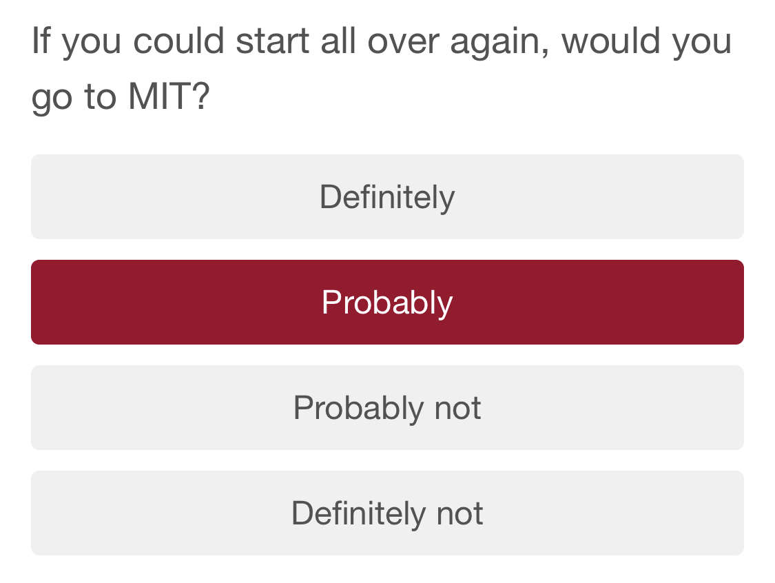 Evaluate your MIT Student Experience | MIT Admissions