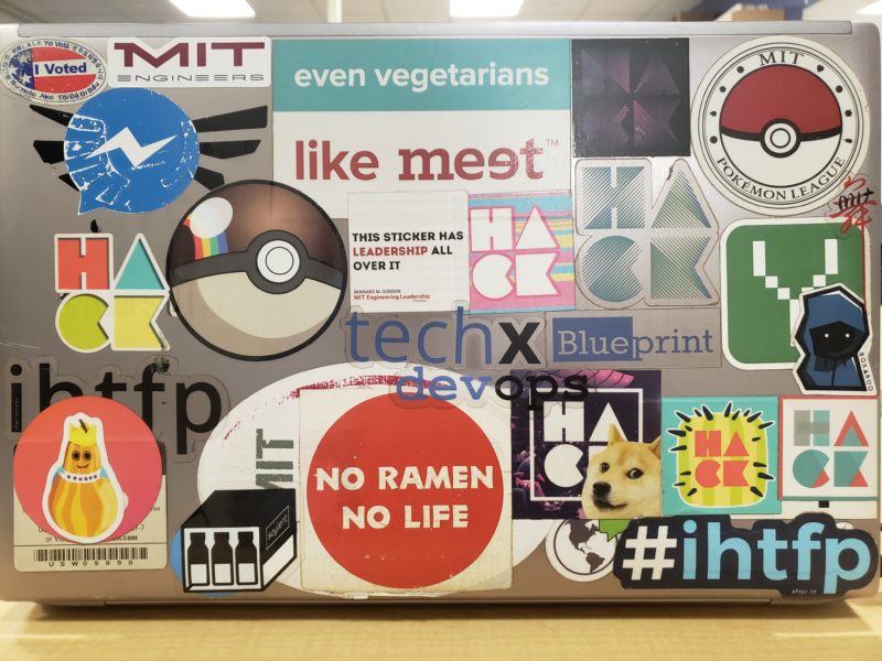 Laptop Stickers of MIT | MIT Admissions
