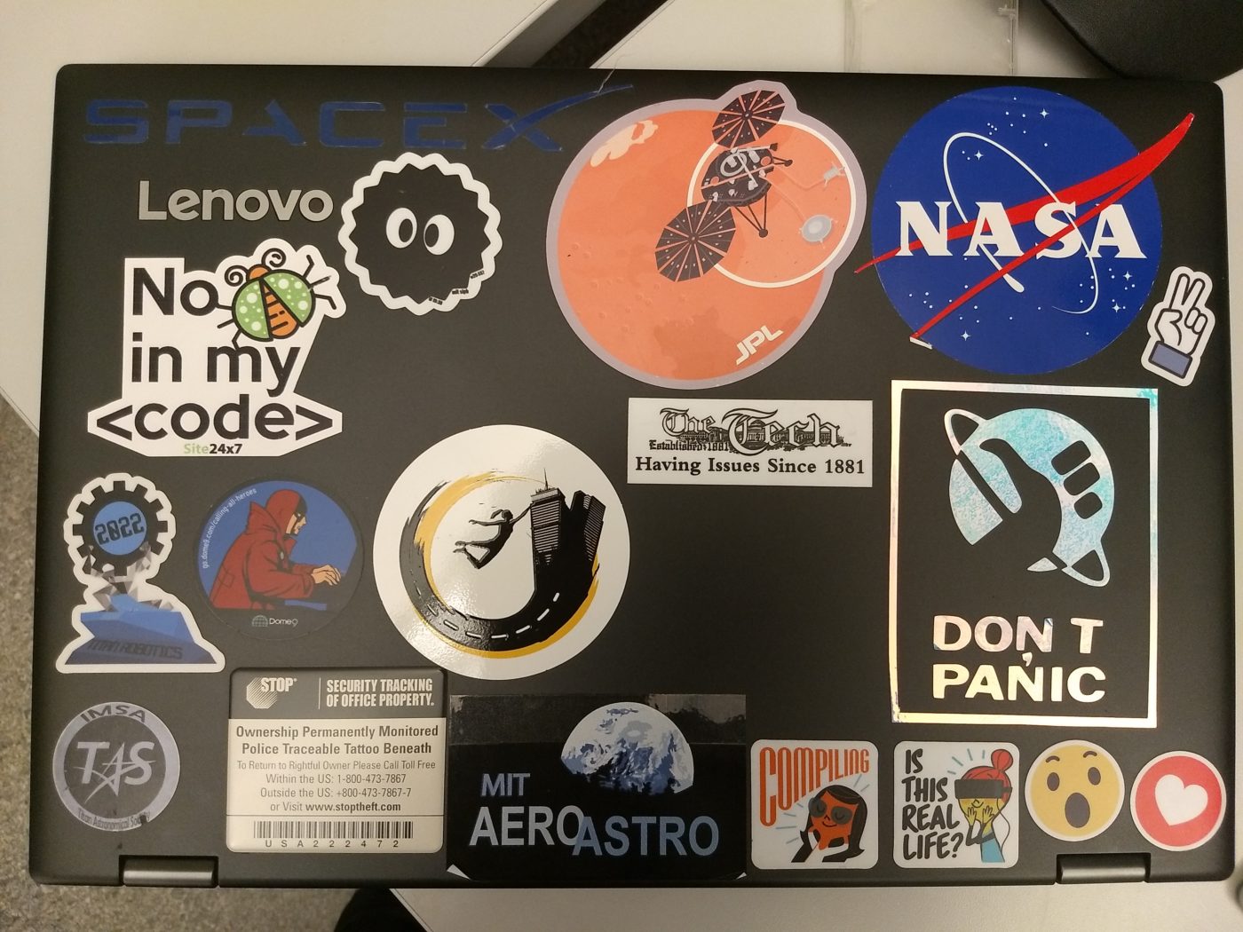 Laptop Stickers of MIT | MIT Admissions