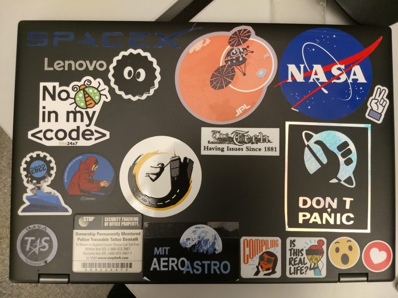 Laptop Stickers of MIT | MIT Admissions