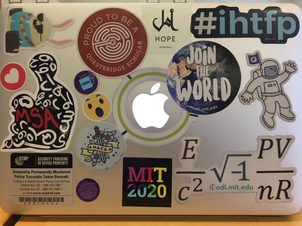 Laptop Stickers of MIT | MIT Admissions