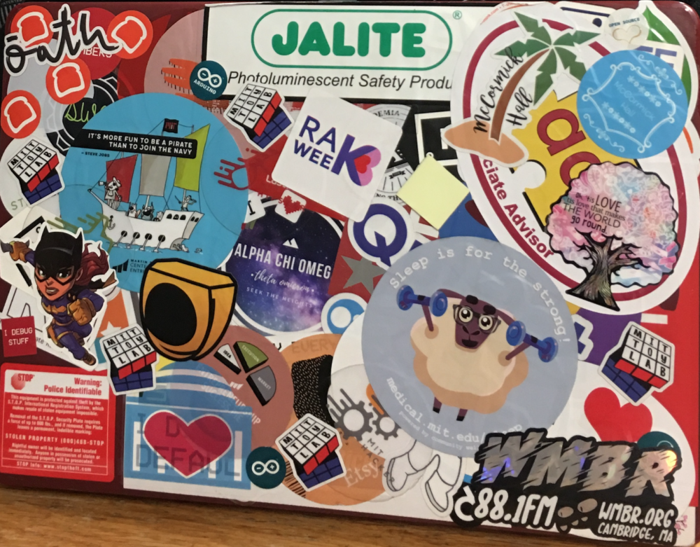 Laptop Stickers of MIT | MIT Admissions