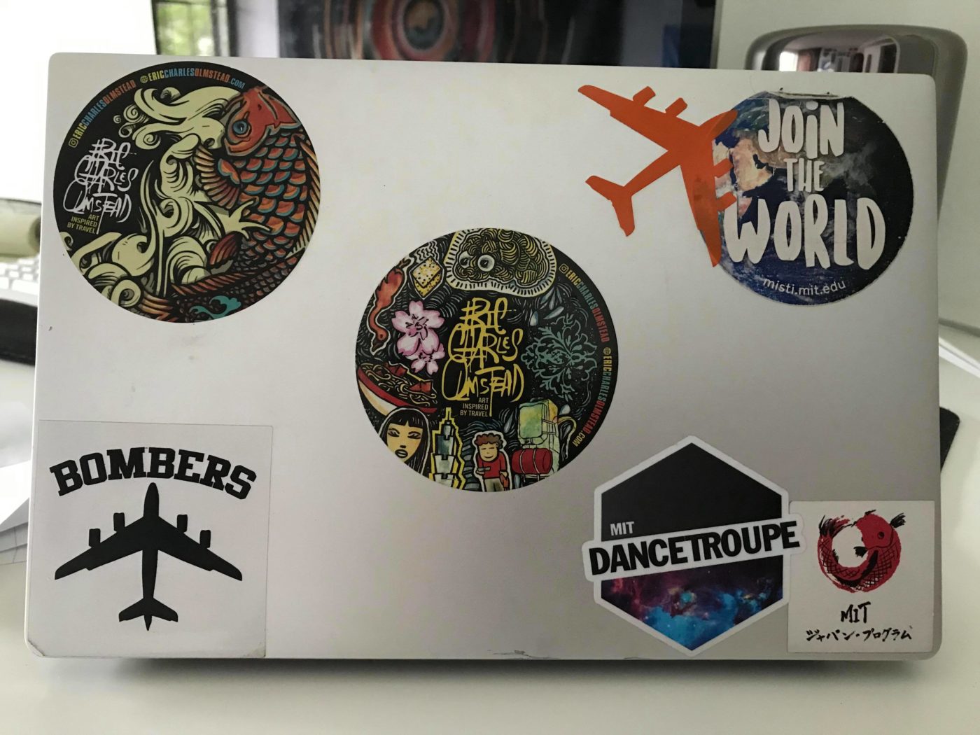 my freshman year in laptop stickers | MIT Admissions