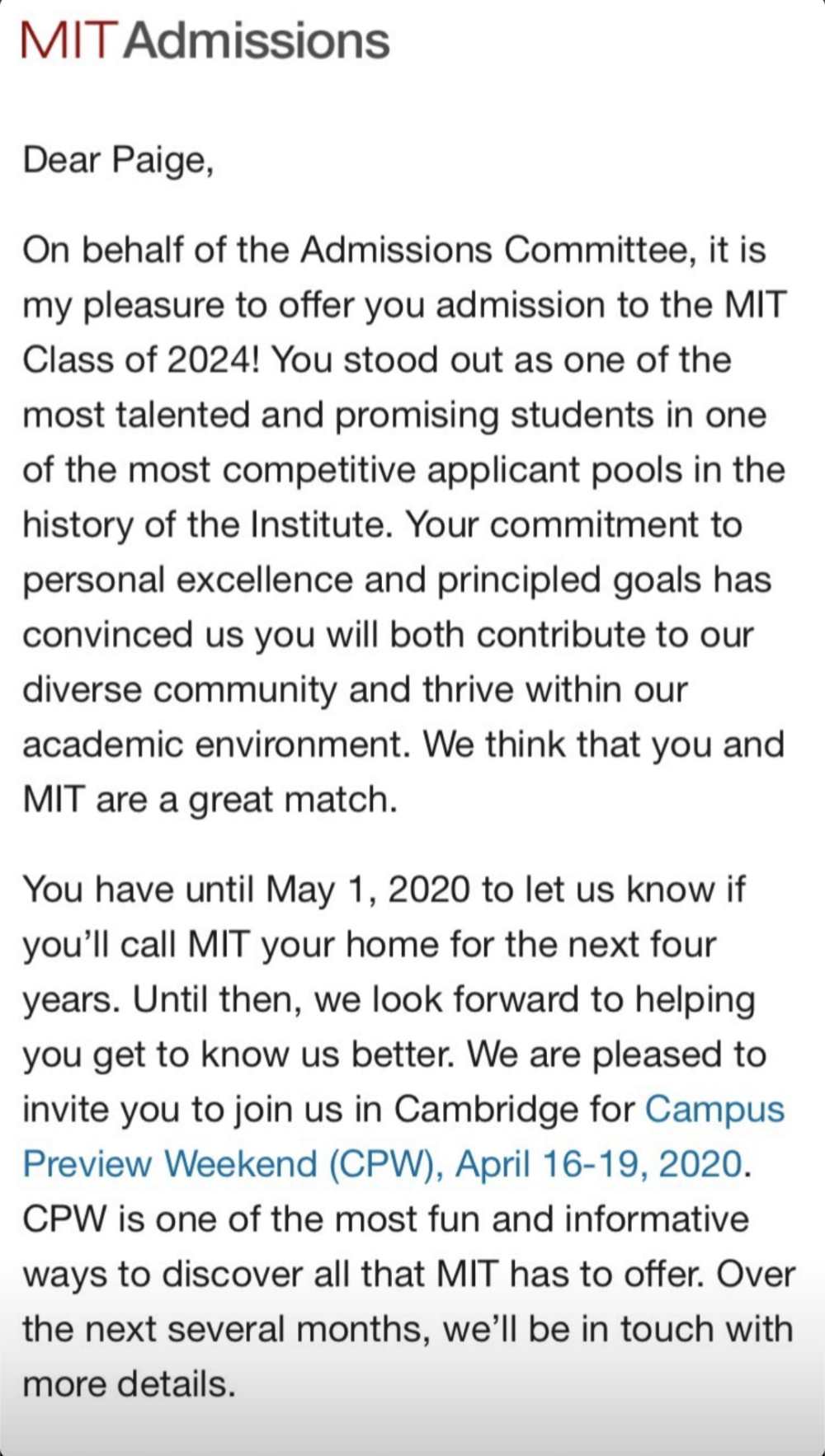 Bright IAP | MIT Admissions