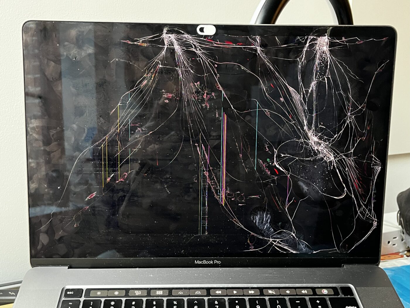 my shattered laptop | MIT Admissions