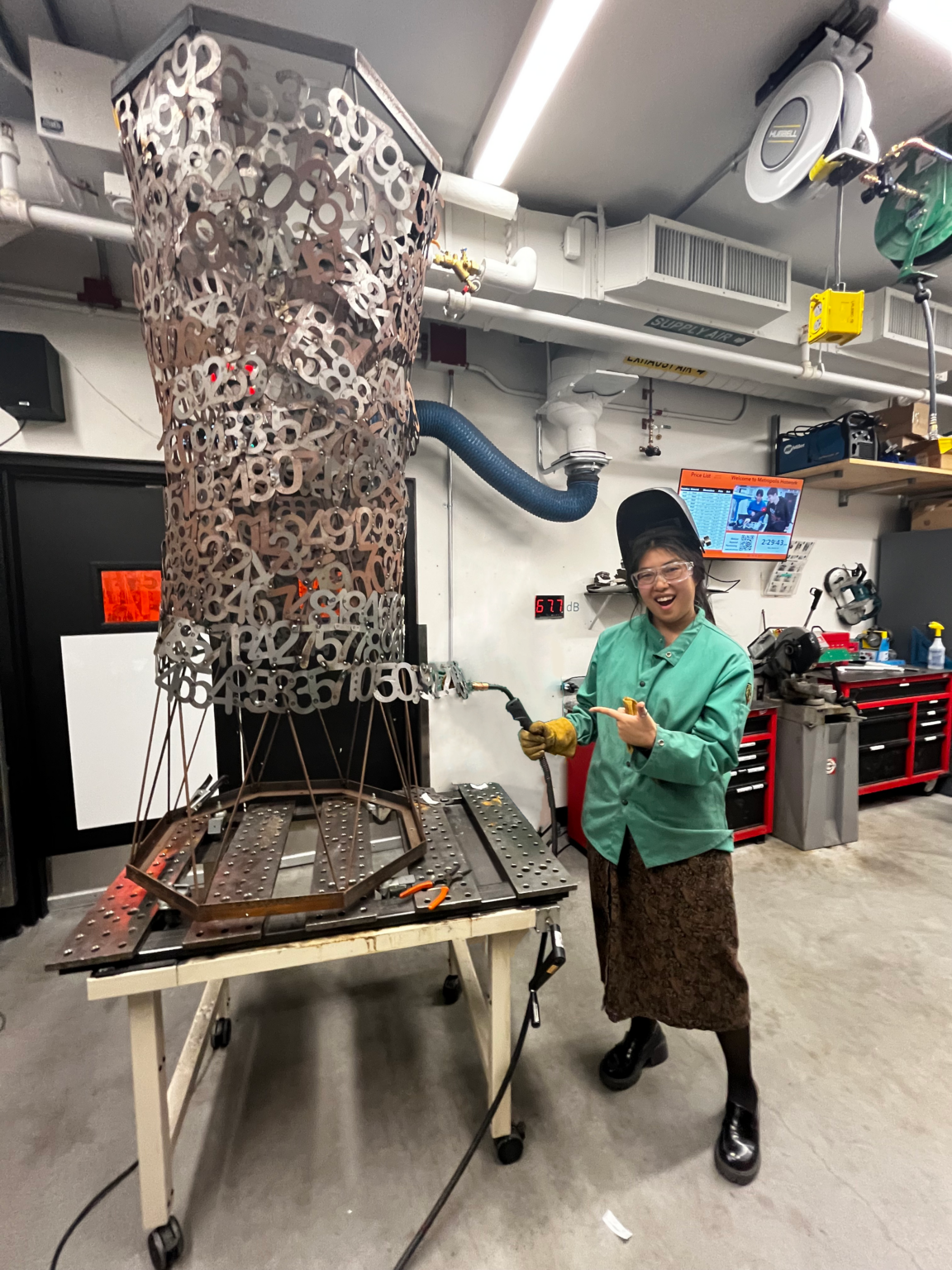 welding 1000 digits of pi | MIT Admissions