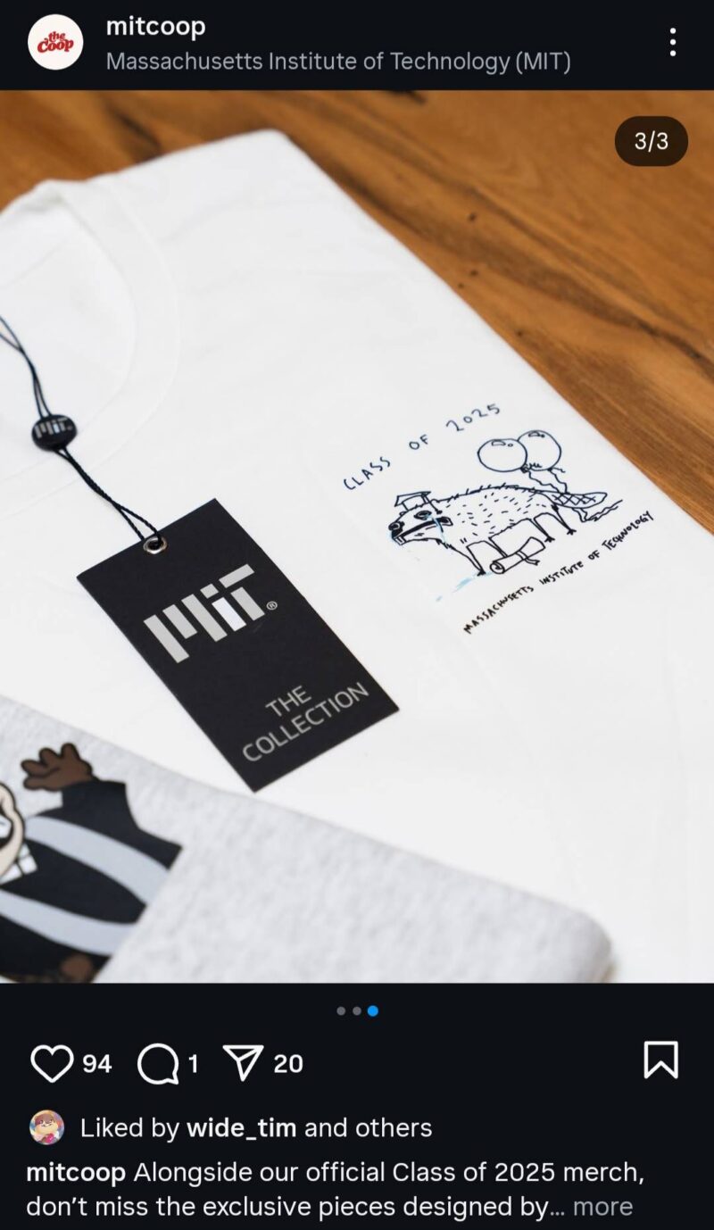 My design won an MIT merch contest | MIT Admissions
